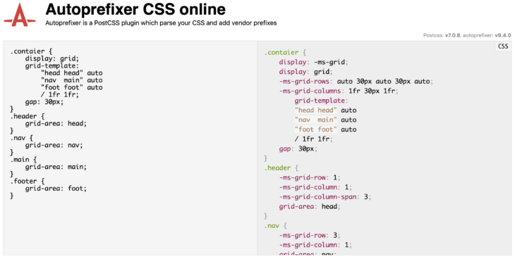 Autoprefixerを使ってCSSグリッドレイアウトのIE対応をもっと便利に拡張する方法
